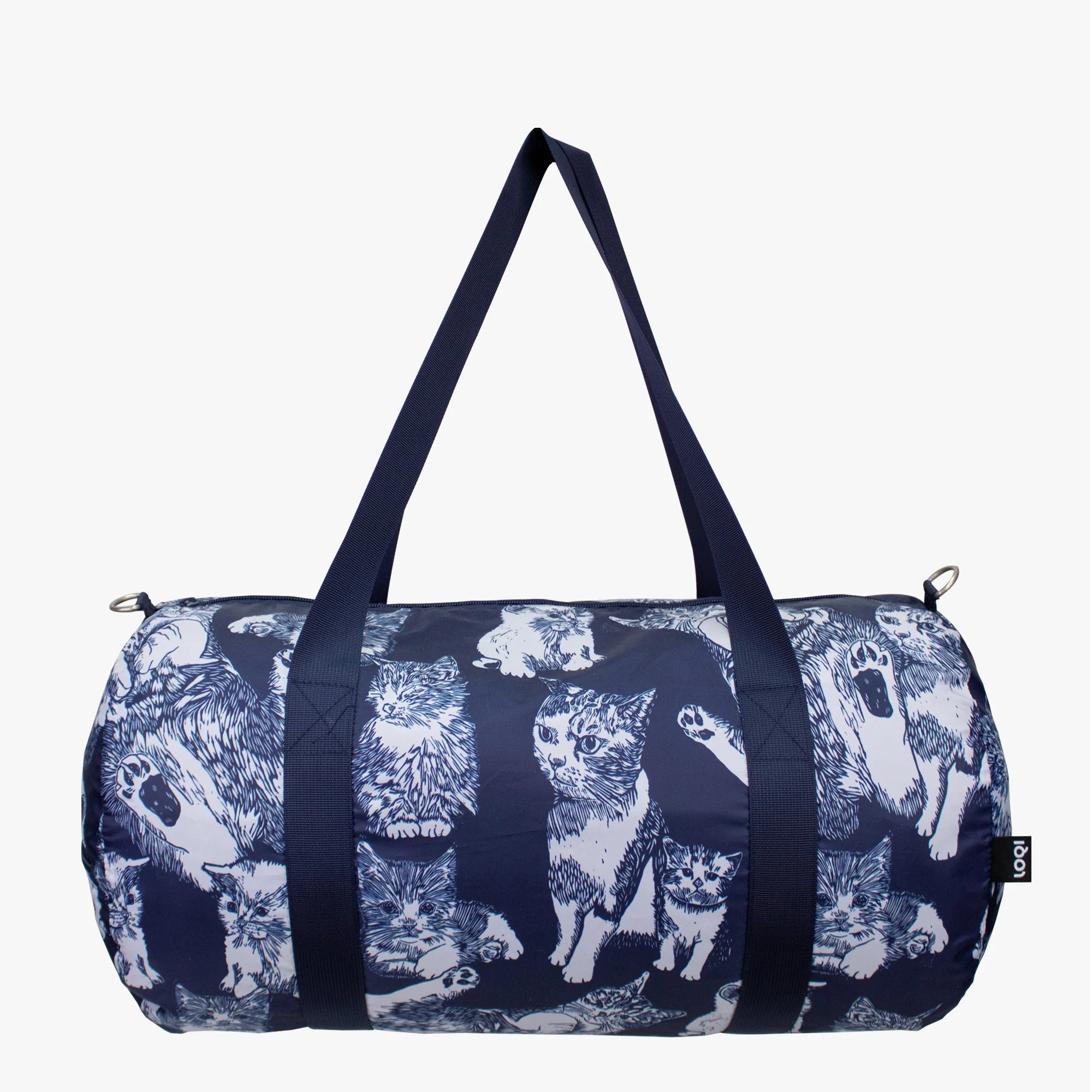 LOQI Cats Recycled Weekender – Duurzame & Waterafstotende Weekendtas